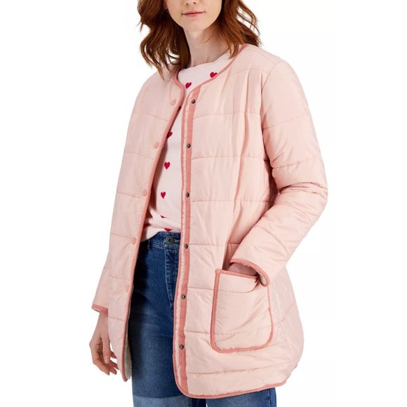 Style & Co. | Jackets & Coats | Style Co Reversible Quilted Long Jacket ...